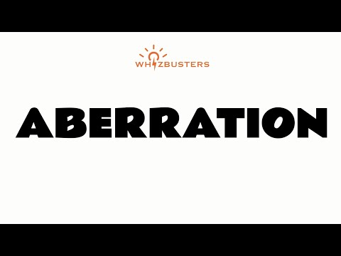ABERRATION (noun) Meaning with Examples in Sentences | GRE GMAT LSAT SAT
