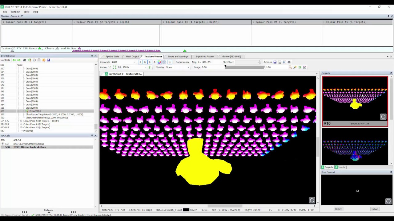 Debug WebGL with RenderDoc and Chrome
