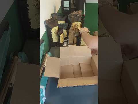 Packing orders @ Black Bart Coffee Roasters ☕