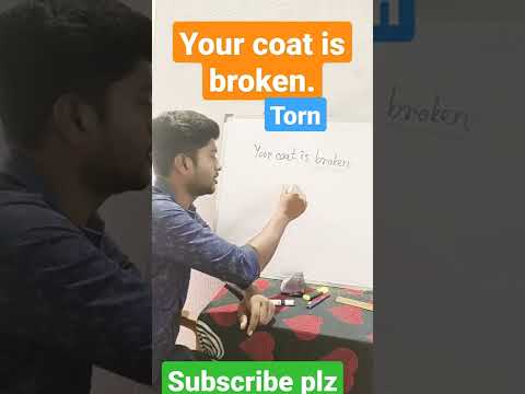 Broken or Torn #shorts #english