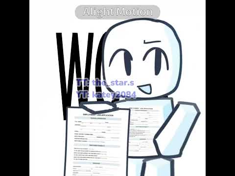 GET A JOB #job #jobapplication #jokes #silly #animation