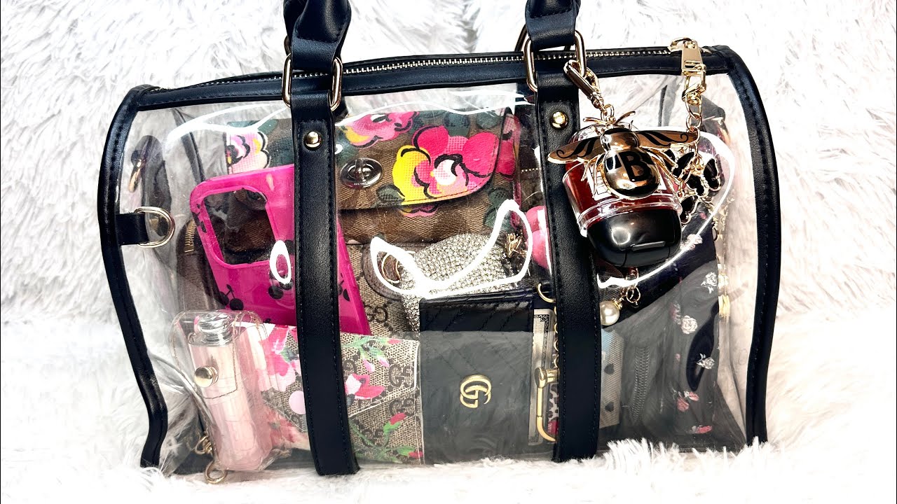 What’s in my clear bag!! 💗🖤🤎Like Dreams