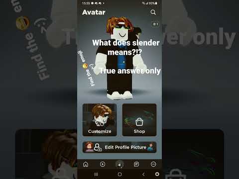 what does slender mean guys