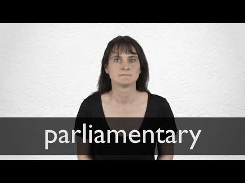 PARLIAMENTARY definition and meaning | Collins English Dictionary