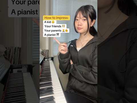 How pianists IMPRESS people ๐ #piano #classicalmusic #classical #relatable #fyp #shorts