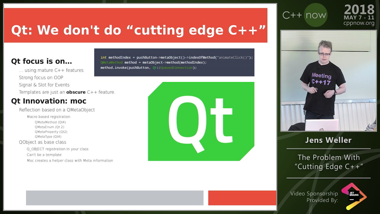 C++Now 2018: Jens Weller - The Problem with 