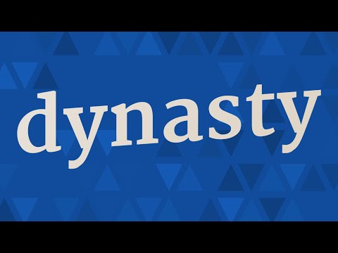 DYNASTY pronunciation • How to pronounce DYNASTY