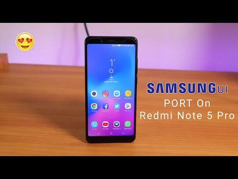 Samsung WingOS Port On Redmi Note 5 Pro By Guzram