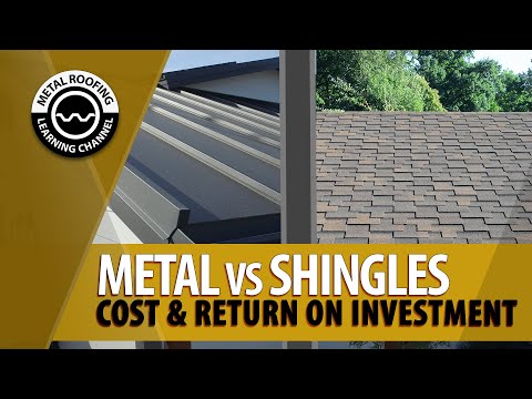 Metal Roof vs Shingles Roof Costs. Is A Metal Roof Worth It? [Price For Metal Roof Vs Asphalt + ROI]