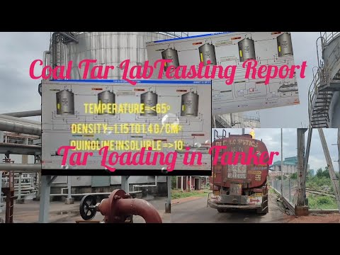 coal tar testing Report||tar storage proses 🚛🚛||tar loading process...