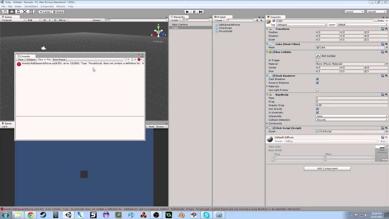 Blaise Speaks - Unity's AddComponent()