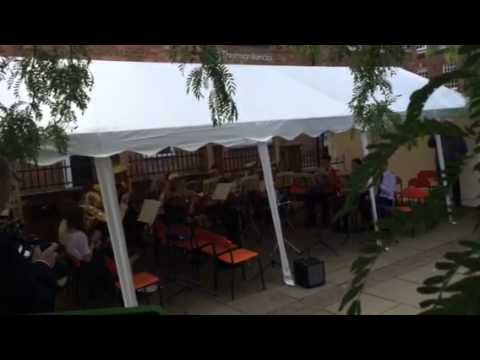 Doctor Who Theme by a brass band