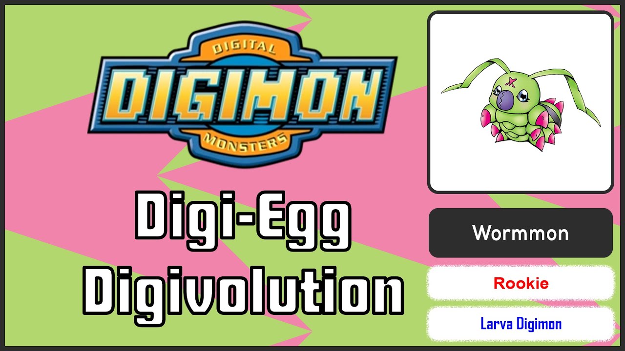 Wormmon with Armor evolution #evolution #digiegg