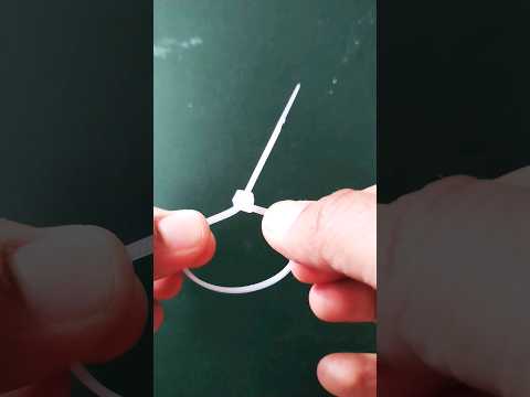 Nylon Cable Ties, Open without cutting them.