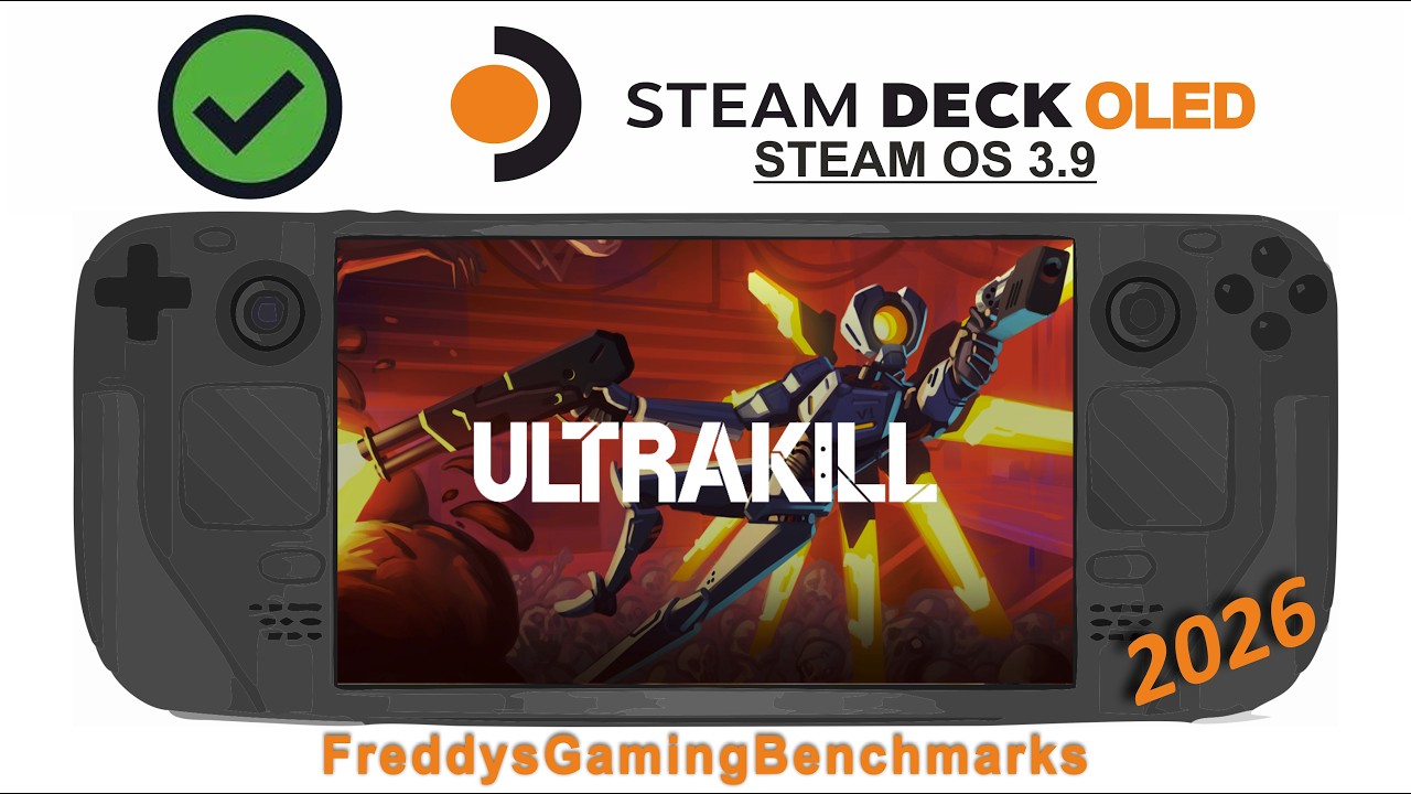 UltraKill on Steam Deck OLED with Steam OS 3.9