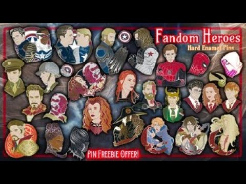 Fandom Heroes - Hard Enamel Pins