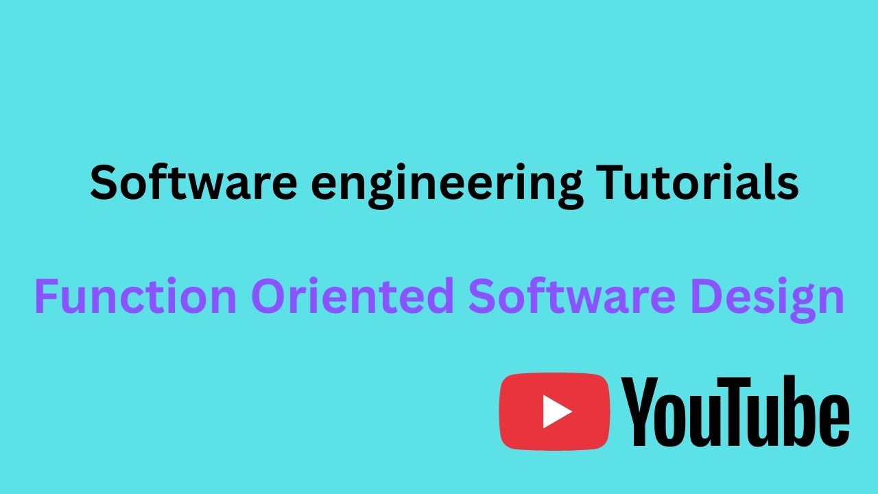 Software Engineering tutorial for Function Oriented Software Design, Structure Analysis