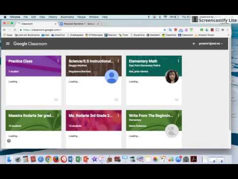 Using Google Docs on Google Classroom