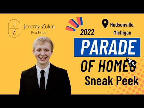 Hudsonville Parade of Homes Sneak Peek - New Construction Tour - Living in West Michigan