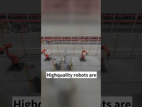 Inside Our Smart Robot Factory.#smartfactory #evsrobot #industrialrobot #collaborativerobot