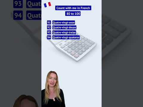 Count with me in French - 80 to 100