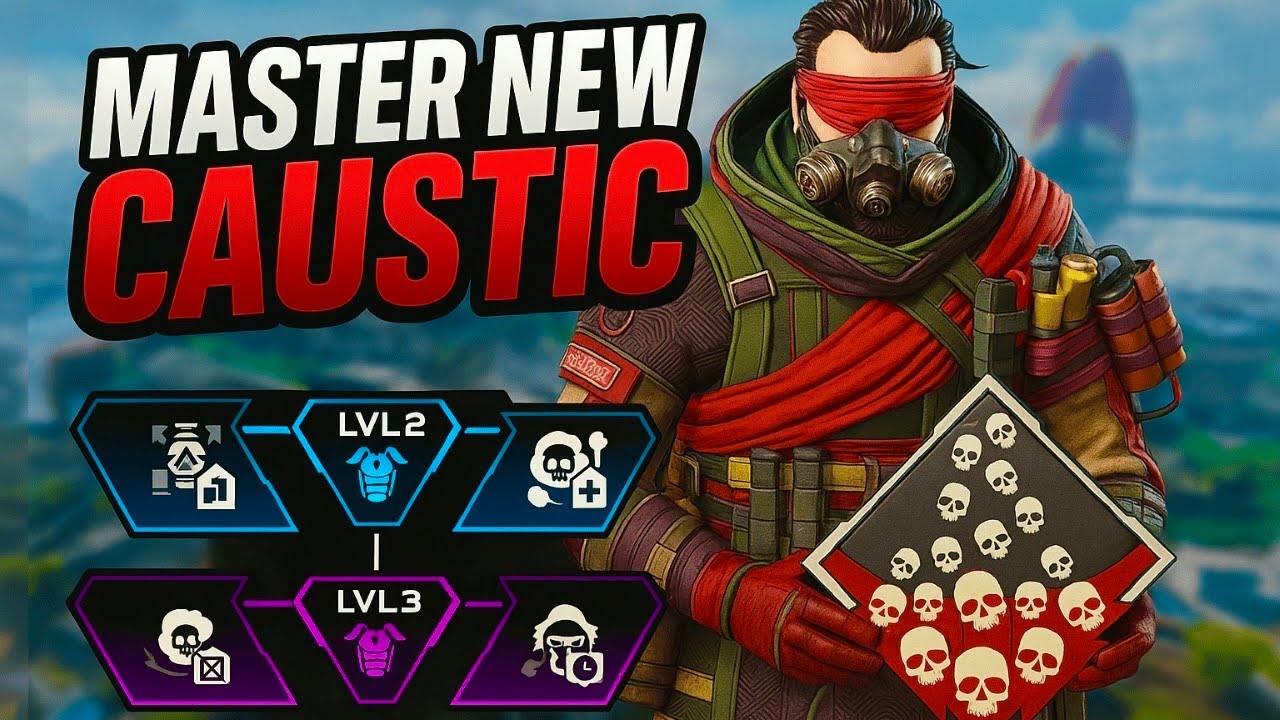 How to MASTER the NEW BROKEN CAUSTIC | COMPLETE GUIDE for Apex Legends SEASON 26!