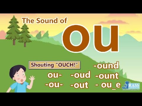 Double Vowels "ou" | Word Lists | Rhyming Words | Reader: Shouting OUCH! | Go Phonics 2B Unit 15