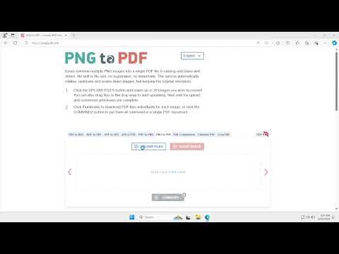 How to Convert PNG to PDF