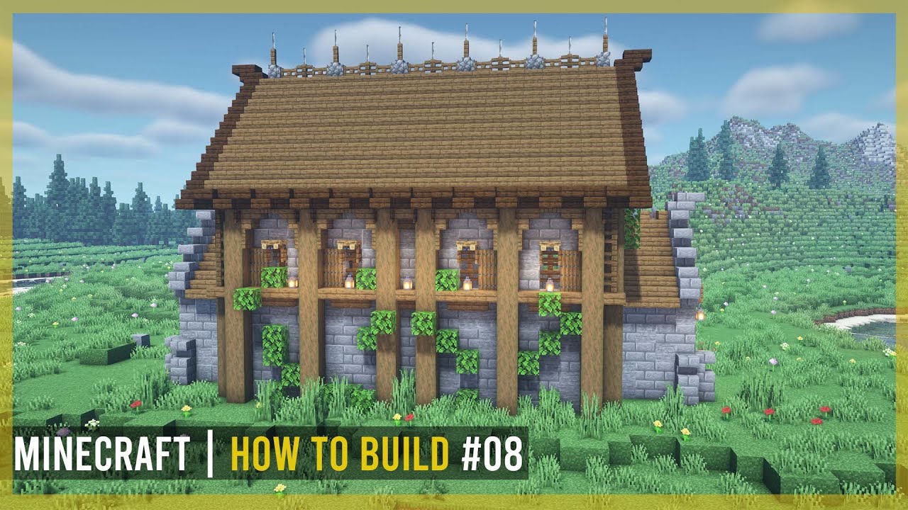Minecraft Huge Medieval Storage / Warehouse (Tutorial) - Minecraft Builders