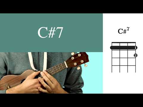 C#7 / Db7 - UKULELE chords - how to play C#7 / Db7 chord on uke