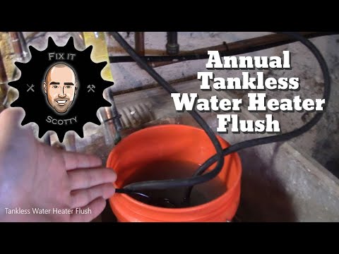 Rheem Tankless Water Heater Annual Maintenance Flush