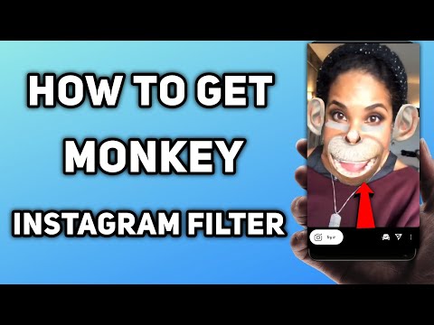 How to Get/Find Monkey Filter on Instagram | Instagram new viral funny filter |