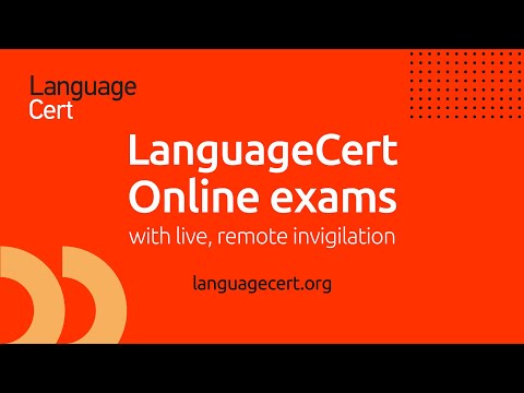 Get certified from home with LanguageCert Online Exams