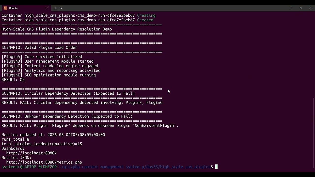 Day 35. Dependency DAG: Resolving plugin loading order.