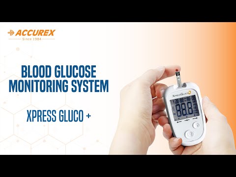 Blood Glucometer - Xpress Gluco Plus Kit (Box of 10 Strips & 10 lancets ...