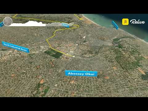 42.2km Absa Black Star Marathon 2025 Offinso Route