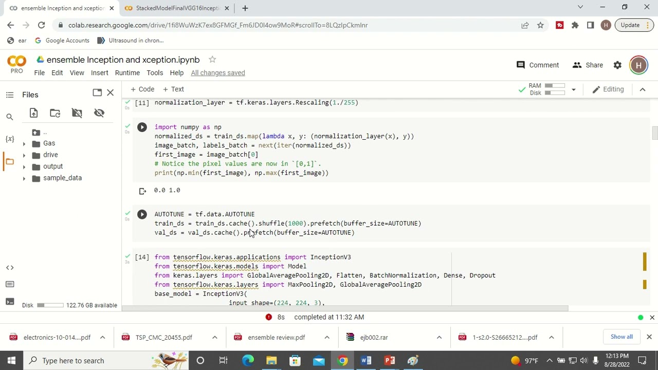 Python Code for Ensemble Model for Image Classification