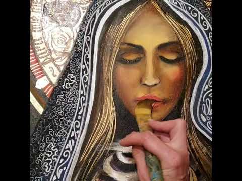 Surrealist woman art