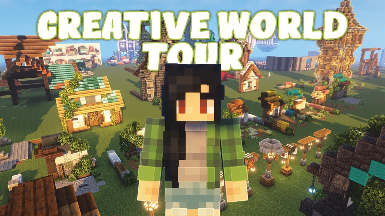 Giving You A World Tour of My Minecraft CREATIVE WORLD