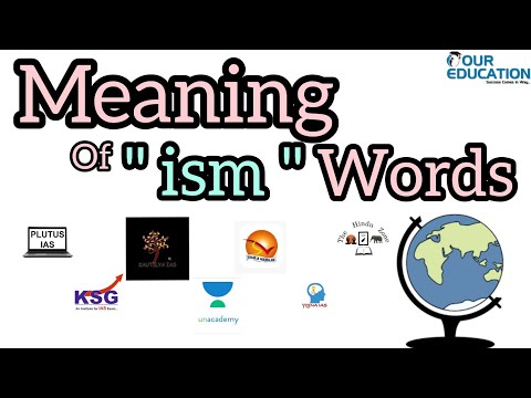Definition of "ism" words || nationalism || mercantilism || capitalism ||oureducation