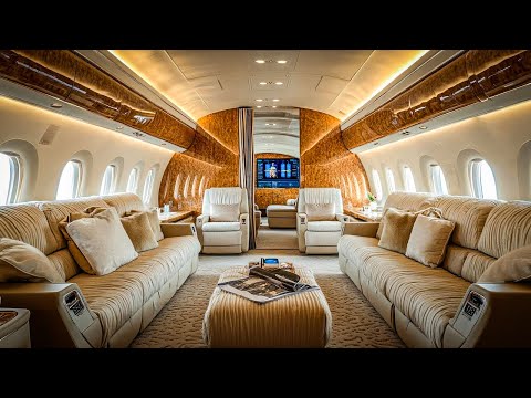 $800 Million Private Jet Tour – The Ultimate Flying Mansion!