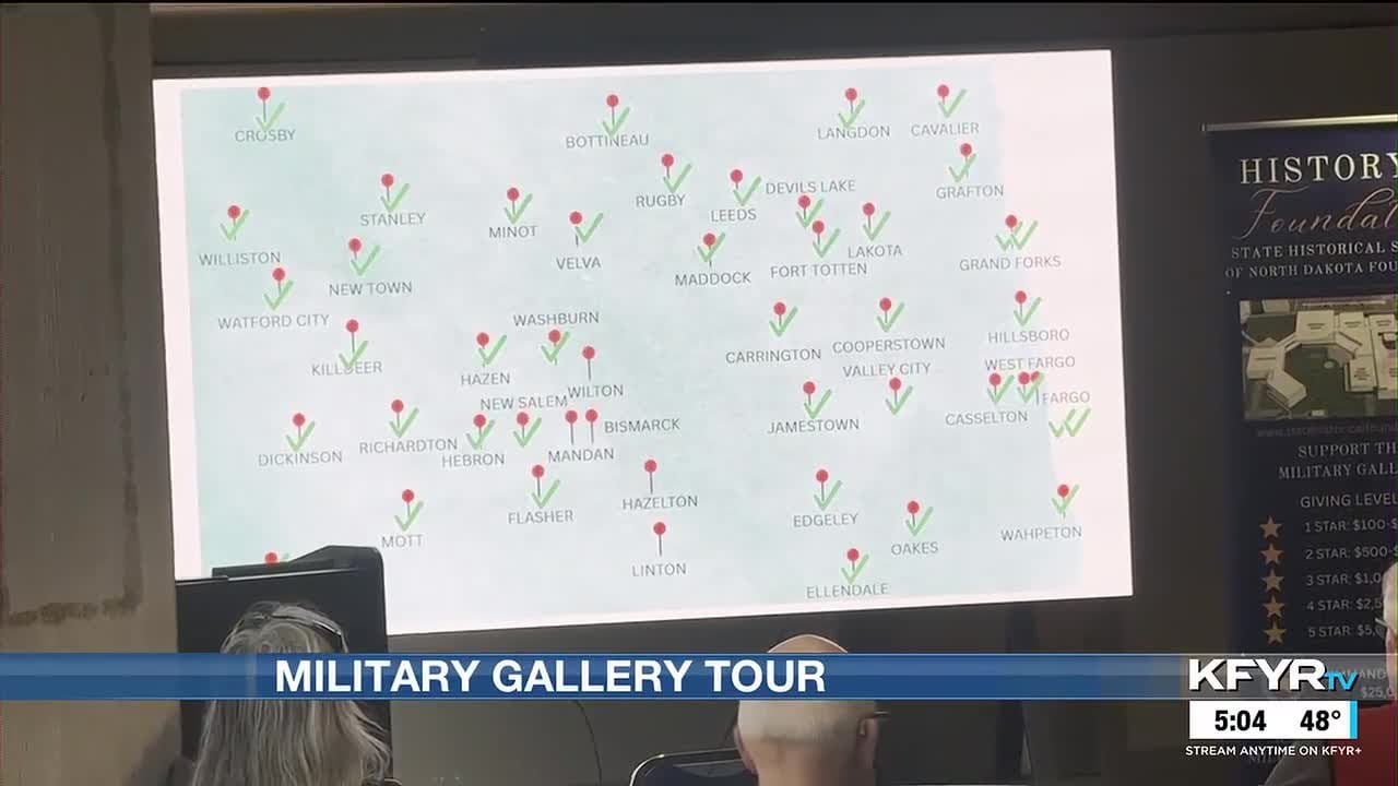 Military gallery caravan makes final stops