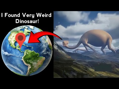 😶🌫️😱I Found Very Weird Dinosaur in google maps and google earth #map #earth #hrbro76