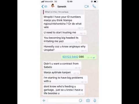 Mndeni's (Thobani Nzuza) friend Mnqobi (from the group 24/7) tells about death threats part 1.