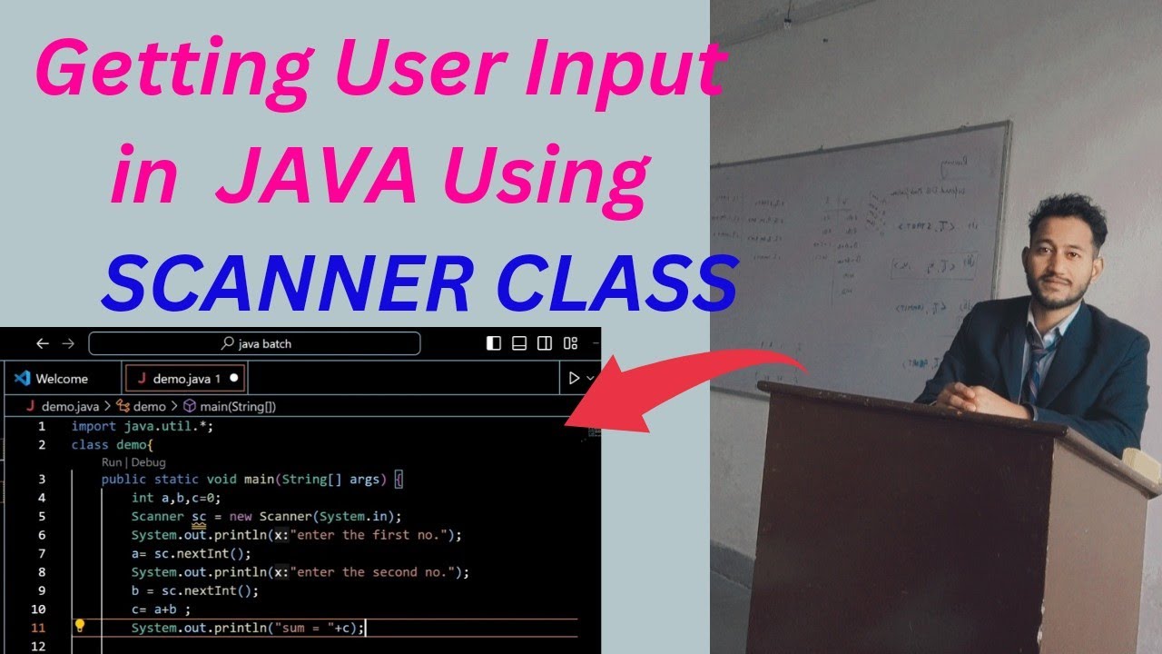 getting user input in java (using Scanner class) hindi || Java tutorial || #viral ||