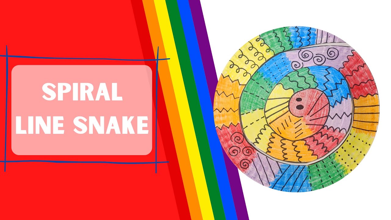 Pattern Paper Plate Snake