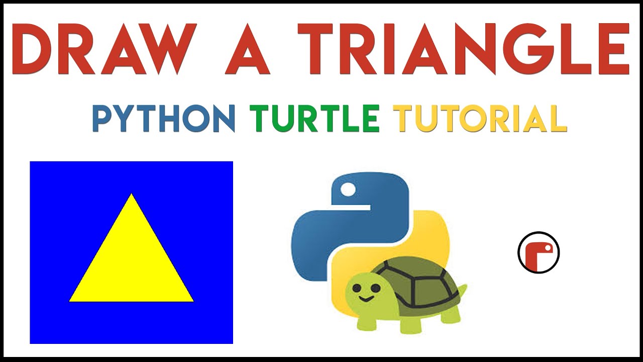 Python Turtle - Code a Triangle Tutorial