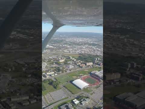 Laval University football stadium in Quebec City #Shorts #Aviation