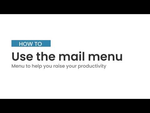 #0006 Email drop down Menu
