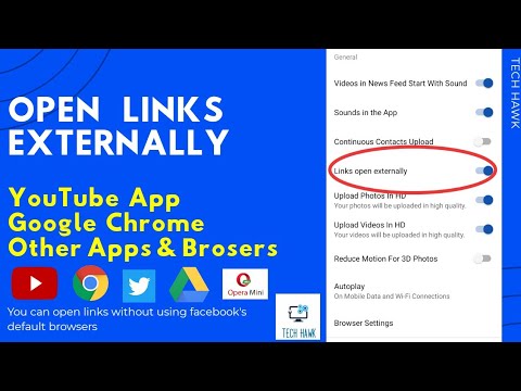 Open Facebook Link Externally (Chrome, YouTube App or other browsers), Get Rid of Facebook Browser